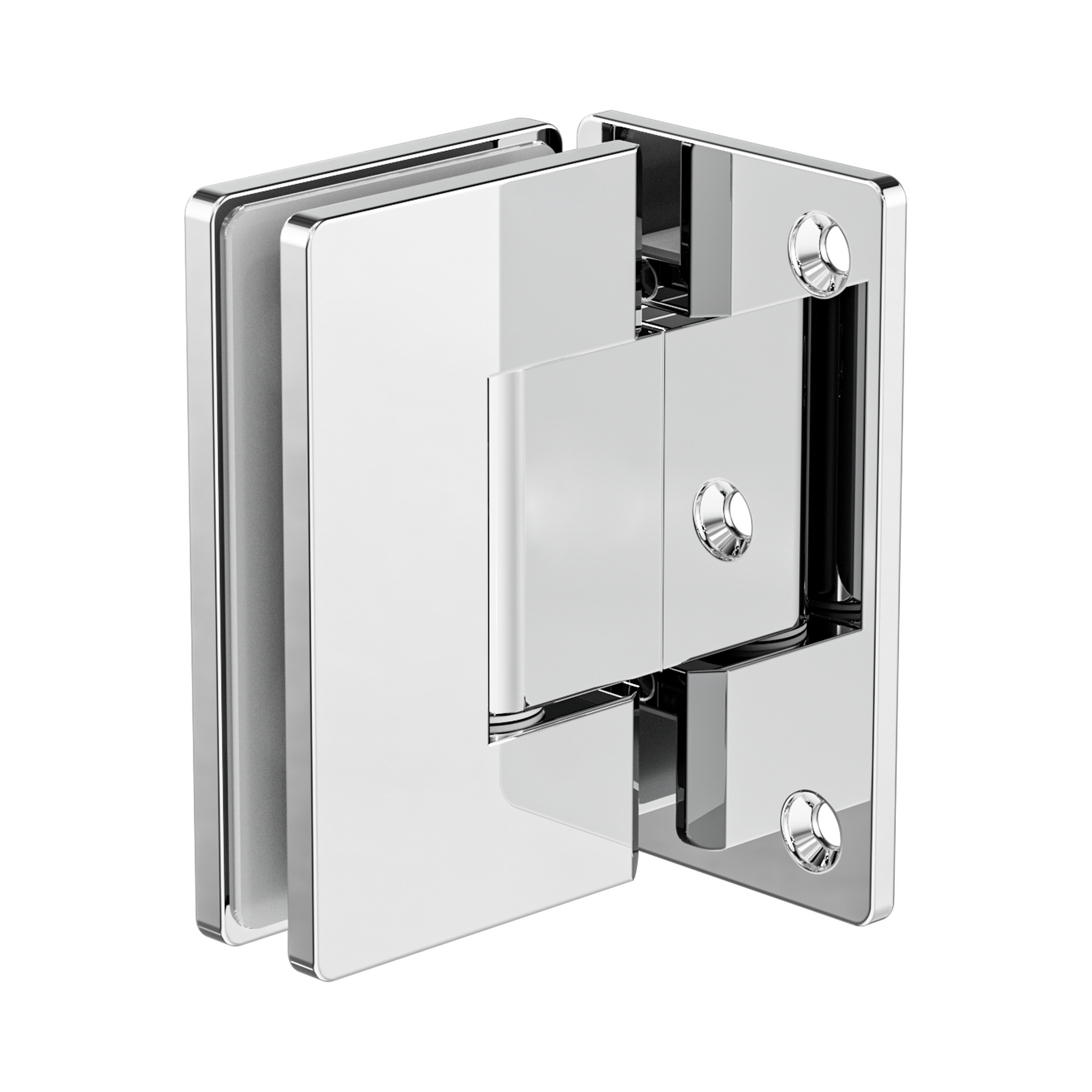 90 DEGREE GLASS TO WALL SHOWER HINGE 10MM GLASS | Overlook Tiles ...
